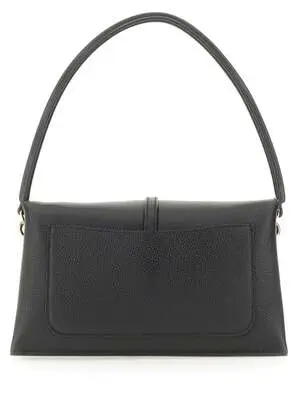 TOD'S T Timeless Flap Bag - Black