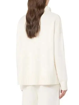 Max Mara Oversized Cashmere Sweater - White