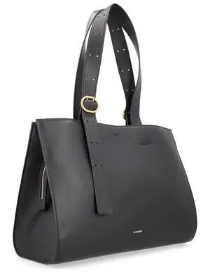 JIL SANDER Cannoli Tote Bag - Black