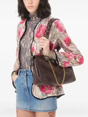 Valentino Garavani Panthea Medium Leather Shoulder Bag