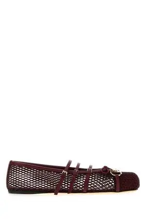 Gucci Mesh Ballerinas - Red