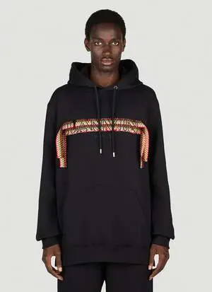 LANVIN Curblace Hooded Sweatshirt - Black