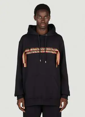 LANVIN LANVIN Curblace Hooded Sweatshirt Black
