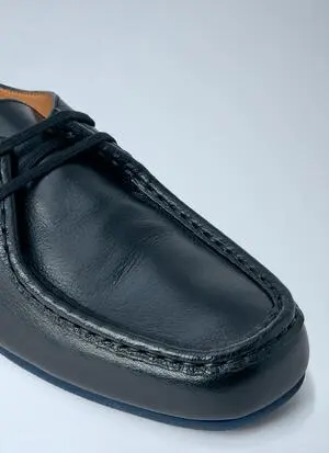 JIL SANDER Leather Moccasin Shoes