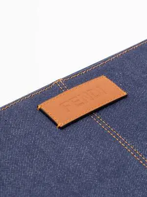 Fendi Flat Pouch Denim - Multicolor