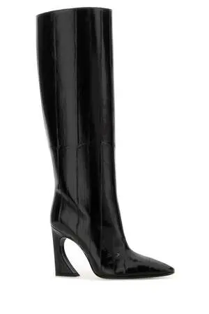 Fendi Leather Arco Boots