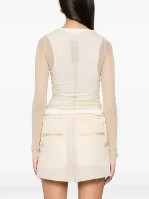 Rick Owens Sheer Panel Top - Multicolor