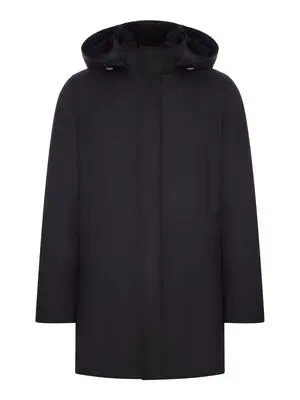 Herno Technical Hooded Parka - Black