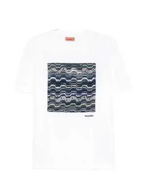 Missoni T-shirt With Zigzag Print - Multicolor