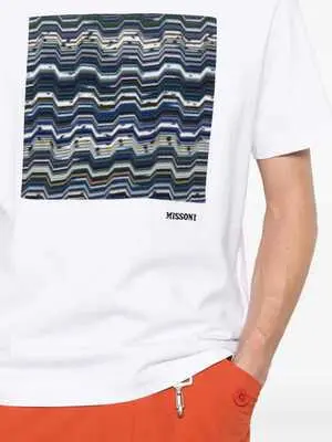 Missoni T-shirt With Zigzag Print