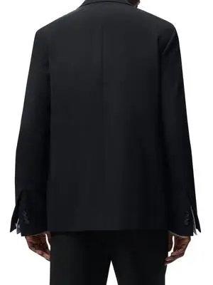 Loewe Sartorial Wool Jacket With Contrasting Double-layer Cuffs