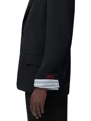 Loewe Sartorial Wool Jacket With Contrasting Double-layer Cuffs