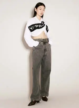 Y/project Scrunched Logo Print T-shirt