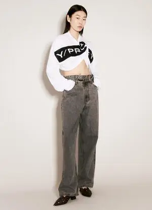 Y/project Scrunched Logo Print T-shirt