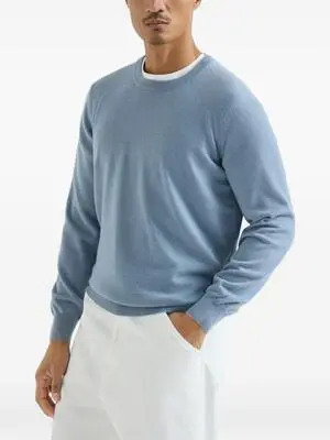 Brunello Cucinelli Cashmere Crewneck Sweater - Multicolor
