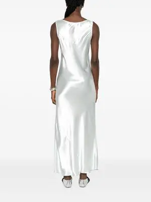 Miu Miu V-necked Long Dress