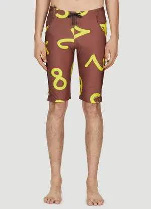 VIVIENNE WESTWOOD Graphic Print Swim Bermudas