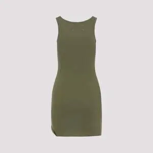 MAISON MARGIELA Ribbed Cotton Mini Dress