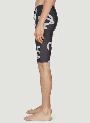 VIVIENNE WESTWOOD Graphic Print Swim Bermudas