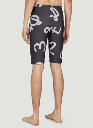 VIVIENNE WESTWOOD Graphic Print Swim Bermudas