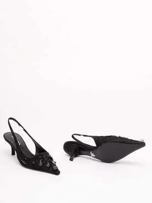 Prada Raso Slingback Pumps - Multicolor