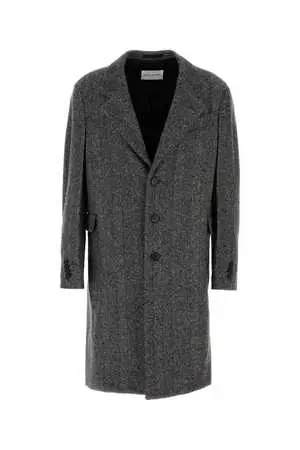 Givenchy Embroidered Wool Blend Coat - Multicolor