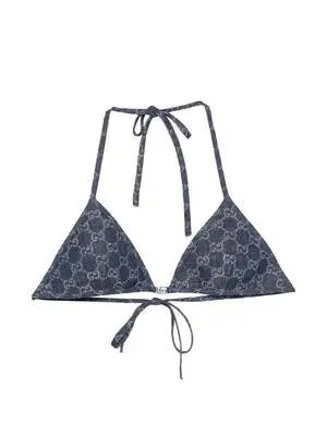 Gucci GUCCI GG Triangle Bikini Top Multicolor