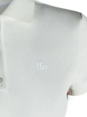 Gucci Web Detail Cotton Polo Shirt - Multicolor