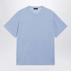 Prada Sky Cotton T-shirt - Blue