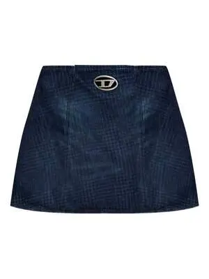 DIESEL® De-sweny-s1 Denim Miniskirt