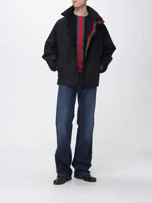 Gucci Striped Cotton Crew-neck Jumper With Web Detail