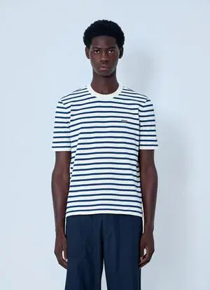 Prada Striped Crewneck T-shirt