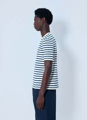 Prada Striped Crewneck T-shirt
