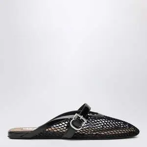 Alaïa Flat Mesh Mules - Black