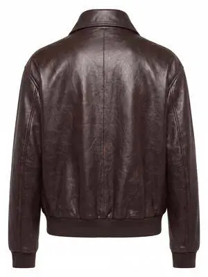 Prada Leather Bomber Jacket
