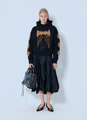 Balenciaga Medium Fit Graphic Hoodie