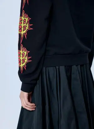 Balenciaga Medium Fit Graphic Hoodie