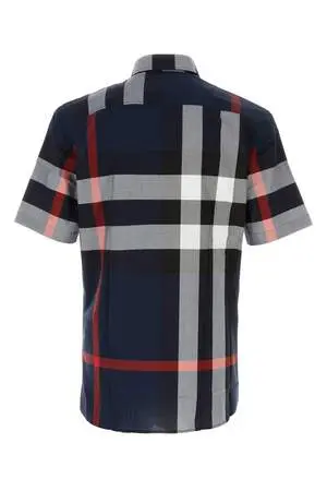 Burberry Embroidered Poplin Shirt - Multicolor