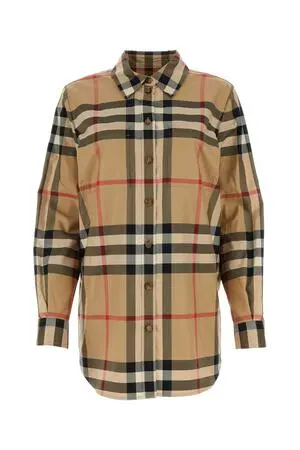 Burberry Embroidered Cotton Shirt - Multicolor