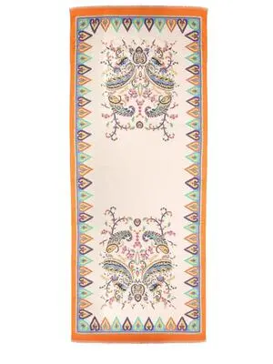 Etro Scarf With Floral Paisley Pattern - Multicolor