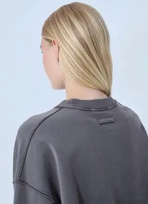 JEAN PAUL GAULTIER Fleece Embroidered Sweatshirt - Gray