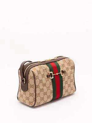 Gucci Horsebit Web Crossbody Bag