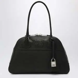 Miu Miu Vivant Nappa Leather Bag - Black