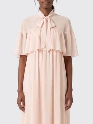 Max Mara Cape Effect Coat - Cream