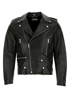 Saint Laurent Leather Jacket - Black