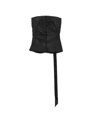Rick Owens Fringed Top - Black