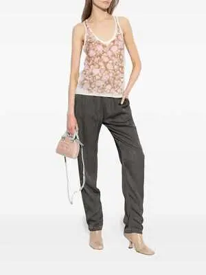 DIESEL® Floral V-neck Top