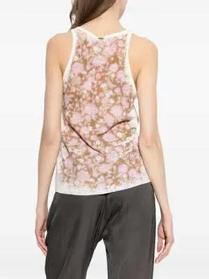 DIESEL® Floral V-neck Top