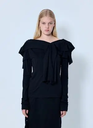 Yohji Yamamoto Long Sleeve Tops