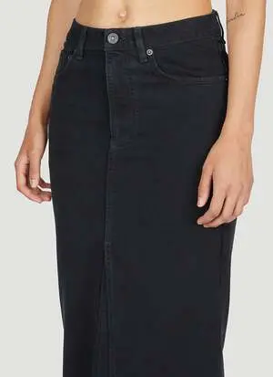 Balenciaga Denim Maxi Skirt